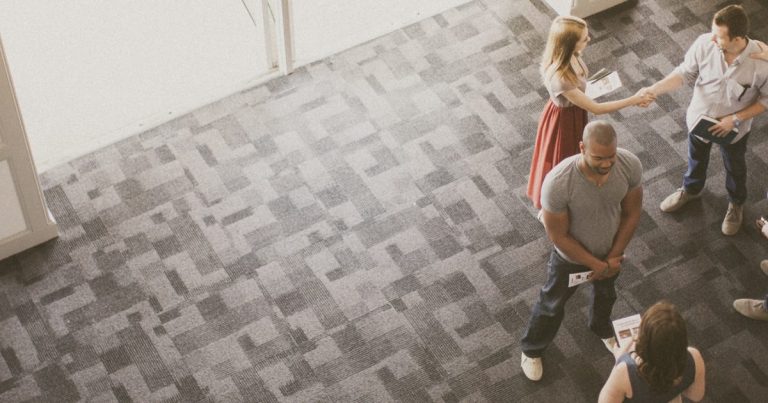 church-greeters-in-lobby - St Alphonsus Liguori - Peterborough